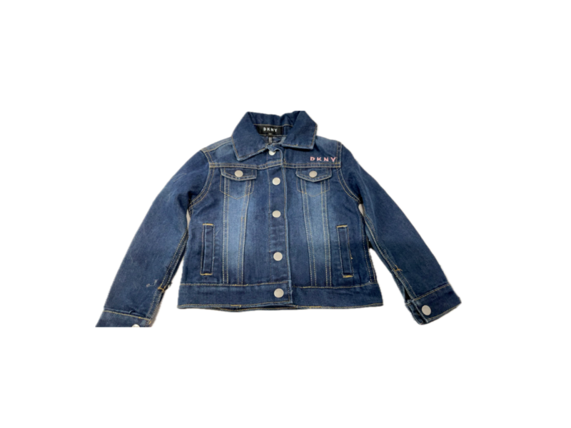 DKNY Denim Girls Jacket snaps embroidered - متجر فيشيزفاست