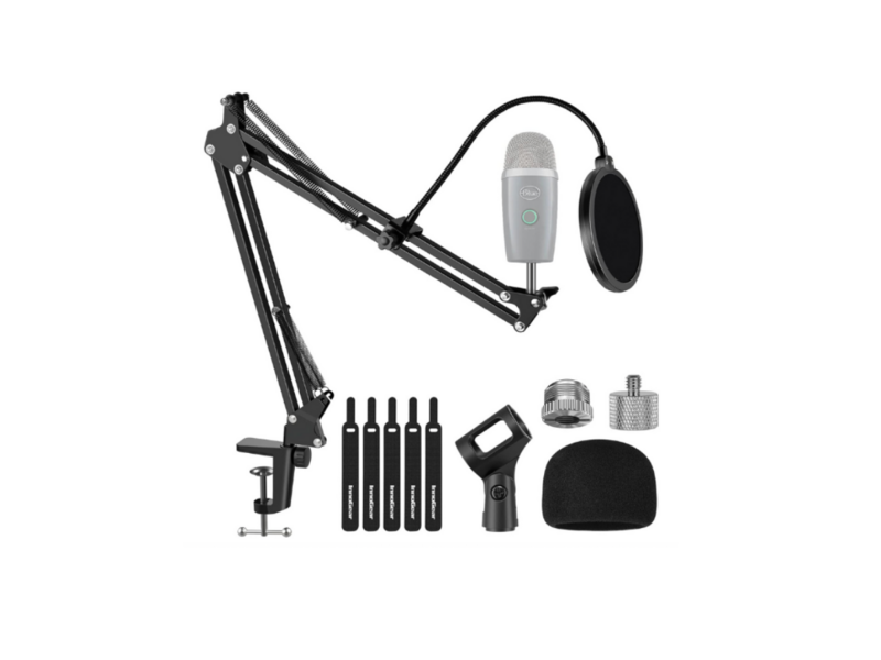 InnoGear Microphone Scissor Arm Stand Holder Cable Ties MU059 ...